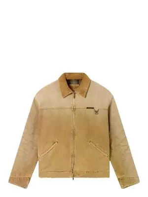 GOLDEN GOOSE Cotton Reversible Jacket With Check-pattern - Neutrals