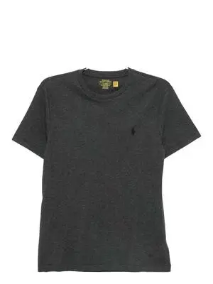 Polo Ralph Lauren Logo-embroidered T-shirt Grey