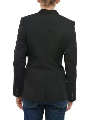 Stella McCartney Double-breasted Peak-lapel Blazer - Black