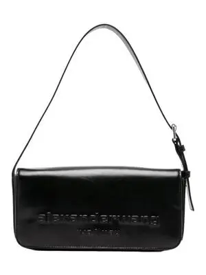 Alexander Wang Punch Flap Shoulder Bag - Black
