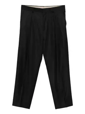 COSTUMEIN Pleated Straight-leg Trousers - Black