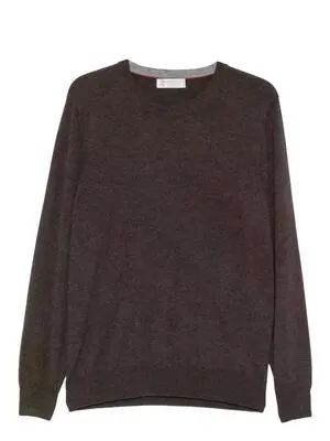 Brunello Cucinelli Cashmere Crew-neck Sweater - Brown