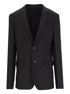 Fendi Single-breasted Jacket - Black