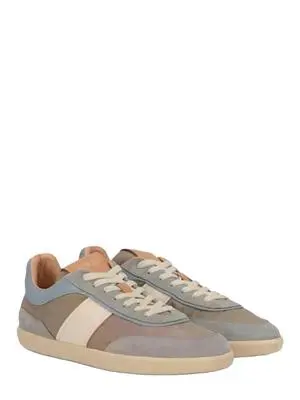 TOD'S Logo-embossed Panelled Sneakers - Grey