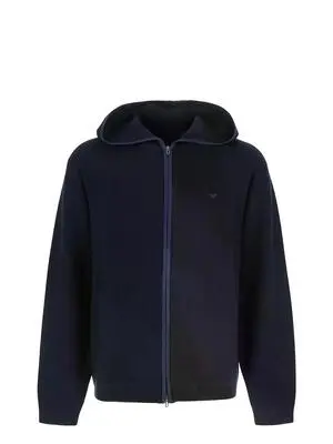 Emporio Armani Zip-up Hoodie - Blue