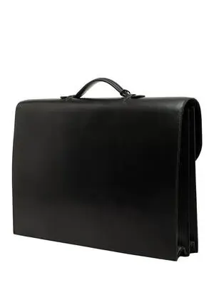 Hermès Sac A Depeches 41 Business Bag In Box Calf Leather - Black