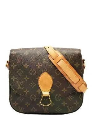 LOUIS VUITTON Monogram Saint Cloud Gm Crossbody Bag - Brown