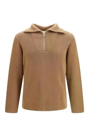 Valentino Garavani Vlogo Signature Half-zip Sweater - Brown