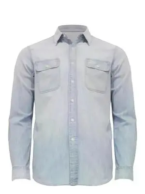 Ralph Lauren Button-down Denim Shirt - Blue