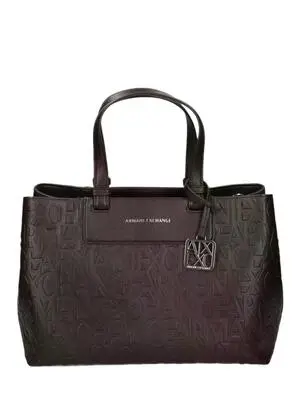 ARMANI EXCHANGE Armani Exchange Logo-Embossed Tote Bag