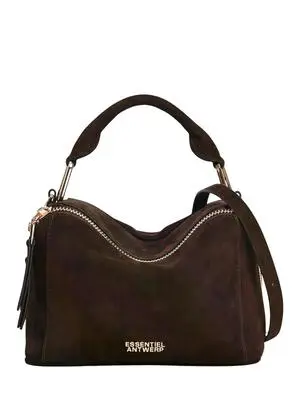 Essentiel Antwerp Karin Suede Tote Bag Brown