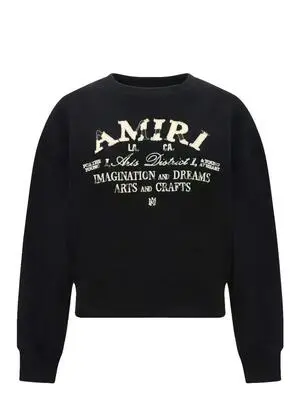 Amiri Arts District Embroidered Sweater - Black