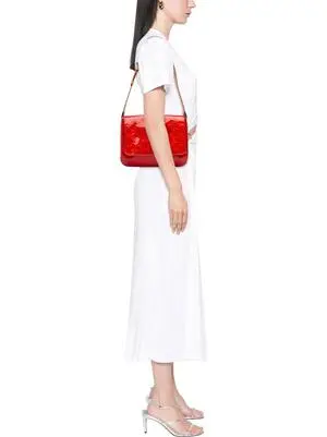 LOUIS VUITTON Monogram Vernis Thompson Street Shoulder Bag - Red