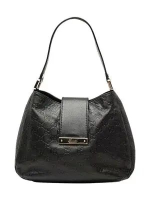 Gucci 2000-2015 Medium Guccissima New Ladies Shoulder Bag - Black