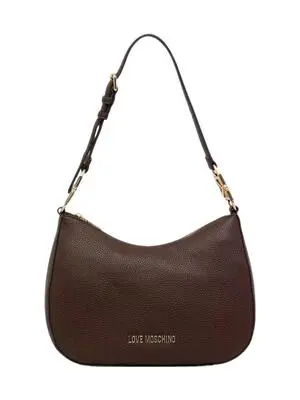 Moschino Logo-lettering Shoulder Bag - Brown