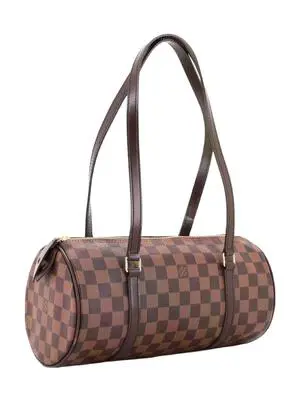 LOUIS VUITTON Papillon Nm Handbag Damier Shoulder Bag - Brown