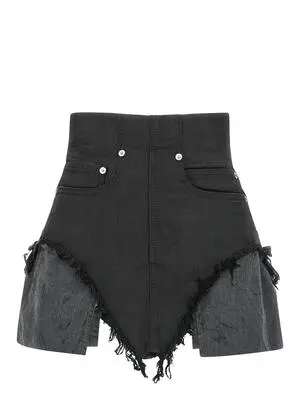 Rick Owens Dirt Cutoffs Denim Shorts - Black