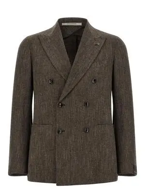Tagliatore Montecarlo' Blazer - Brown