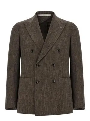 Tagliatore Montecarlo' Blazer - Brown