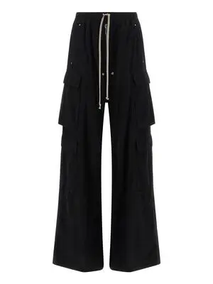 Rick Owens Double Cargo Jumbo Belas Pants - Black