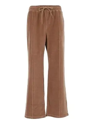 Celine Velvet Jersey Jogging Trousers - Cream