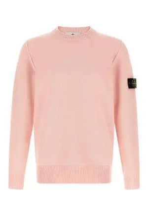 Stone Island Crew Neck Sweater - Pink