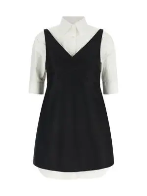 Balenciaga BALENCIAGA Chemisier Ibrido Dress Multicolor