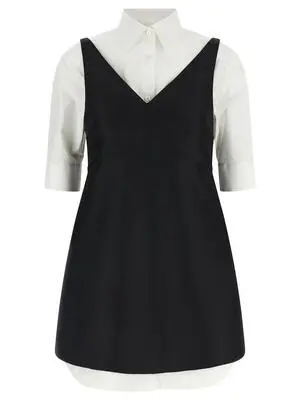 Balenciaga BALENCIAGA Chemisier Ibrido Dress Multicolor