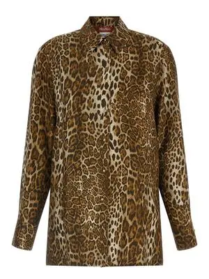 Max Mara Mstaffari Silk Shirt - Brown