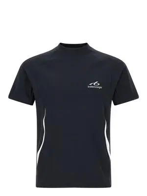 Balenciaga Stretch Technical T-shirt - Blue
