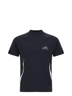 Balenciaga Stretch Technical T-shirt - Blue