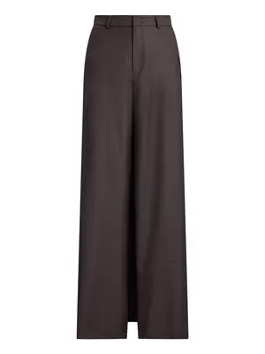 Ralph Lauren Wool-silk Elba Trousers - Brown
