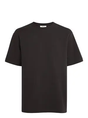 NN.07 Relaxed Logo Nat T-shirt Brown