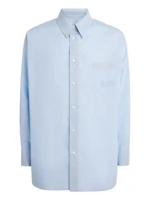 MAISON MARGIELA Cotton Shirt - Blue