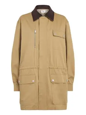 FRAME Cotton Twill The Safari Jacket - Beige