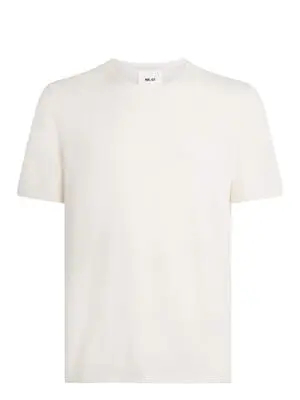 NN.07 Organic Cotton-cashmere Bari T-shirt - Ivory