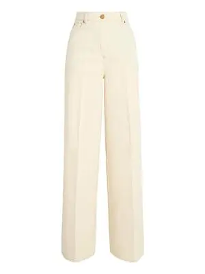 AGNONA Agnona Cotton-Cashmere Straight Jeans