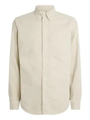 Polo Ralph Lauren Garment-dyed Oxford Shirt - Ivory