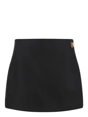 BALENCIAGA Balenciaga Wool Silk Wallet Skort