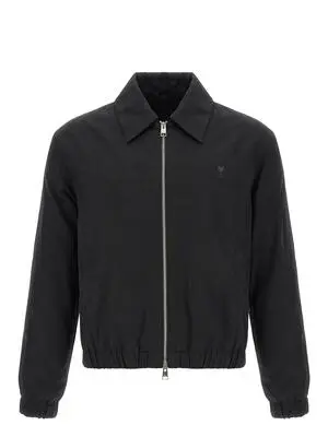 AMI Paris De Coeur' Jacket - Black