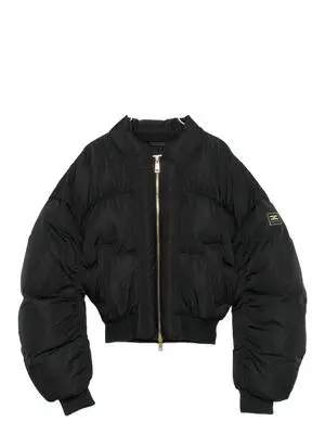 Elisabetta Franchi Short Down Jacket - Black