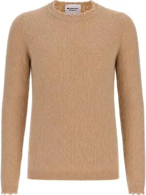 MARANT ETOILE Obeline Alpaca Knit Sweater - Beige