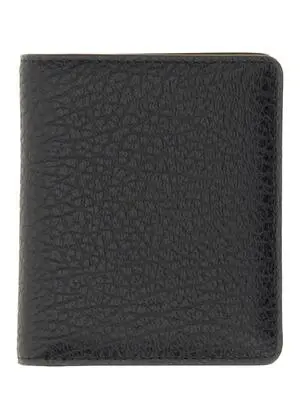 MAISON MARGIELA Portafoglio Bifold Compatto "four Stitches - Black