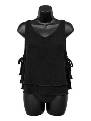 BELLA SOUL Bella Soul Tie-Side Cotton Tank Top