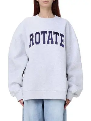 ROTATE BY BIRGER CHRISTENSEN Oversized Crewneck Sweatshirt - Grey