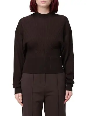 Sportmax Wool Crewneck Jumper - Brown