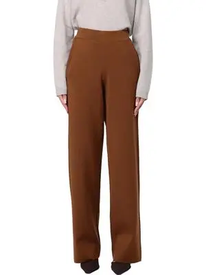 MAX MARA High-waisted Wide Leg Knit Trousers In A Wool Blend