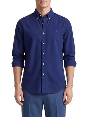 Polo Ralph Lauren Polo Ralph Lauren Green Long Sleeve Button-Down Shirt Blue