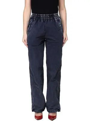 DIESEL® Diesel PApyri Wide-Leg Nylon Trousers Blue