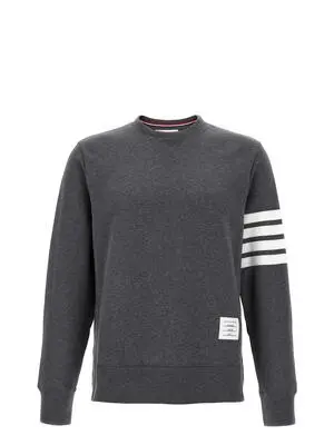 Thom Browne Loopback 4-bar Sweatshirt - Gray